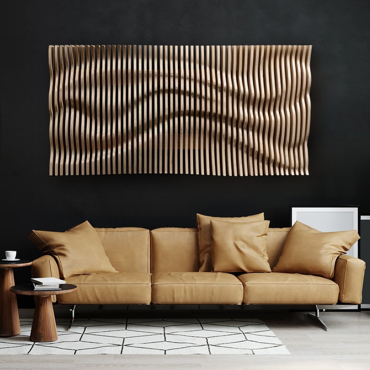Diffusor "3D Wave" | Natural | 145,5 cm x 74 cm | SW10099.3